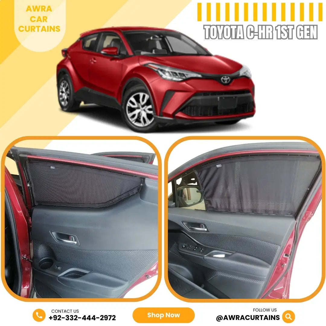 Toyota C-HR Gen1 (2016 - 2023) Curtains – cartains
