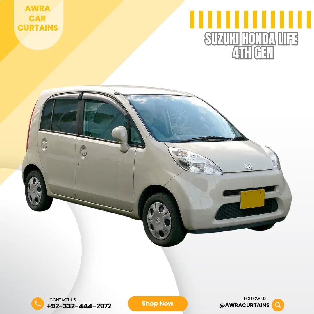 Honda Life Gen4 (2003 - 2006) Curtains – cartains